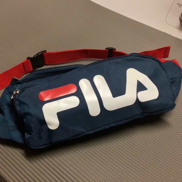 Fila | Bags | Fila Sling Pack Navyredwhite Brand New | Poshmark